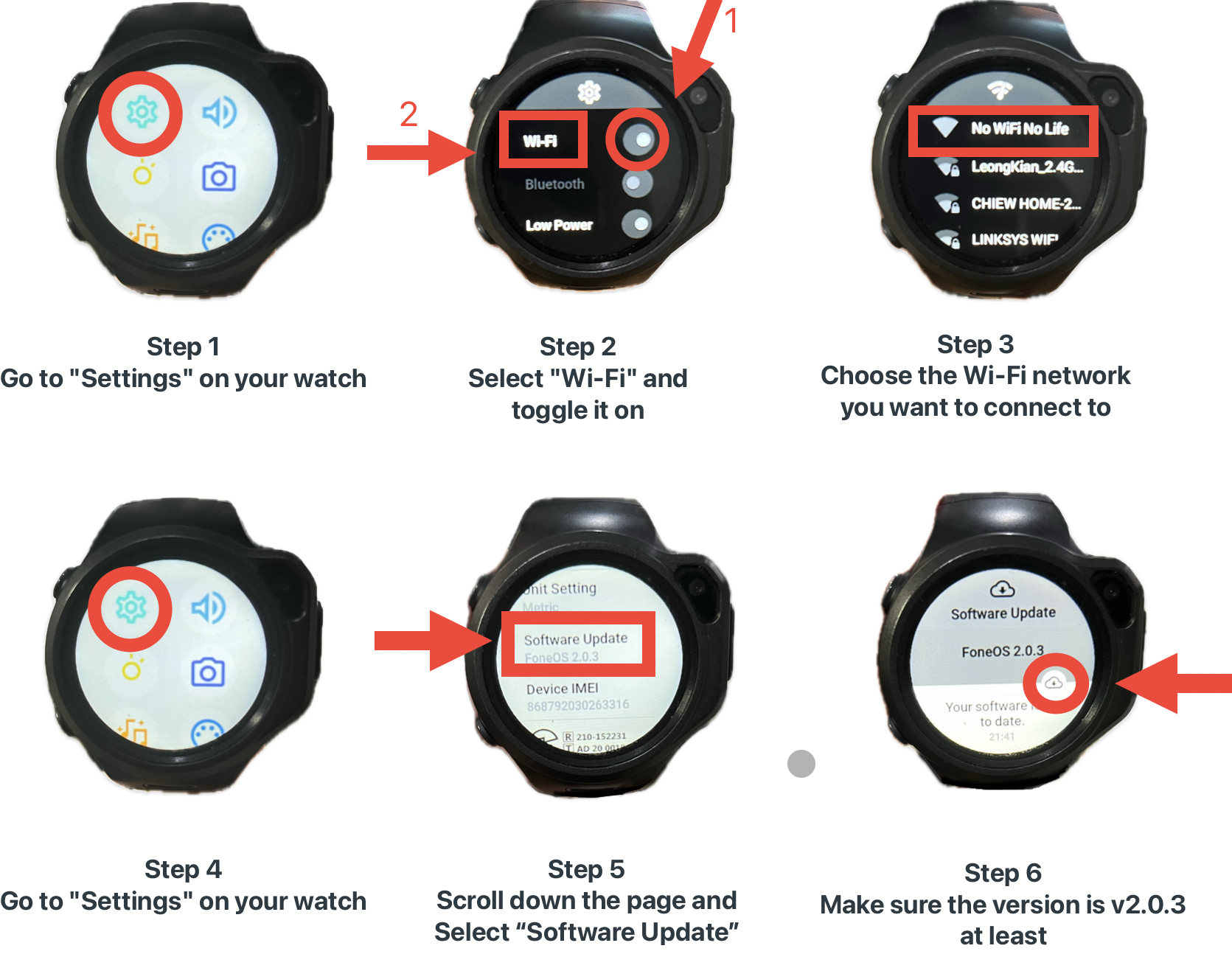 Alarm set showing different date and time on myFirst Fone R1s/R1. – myFirst