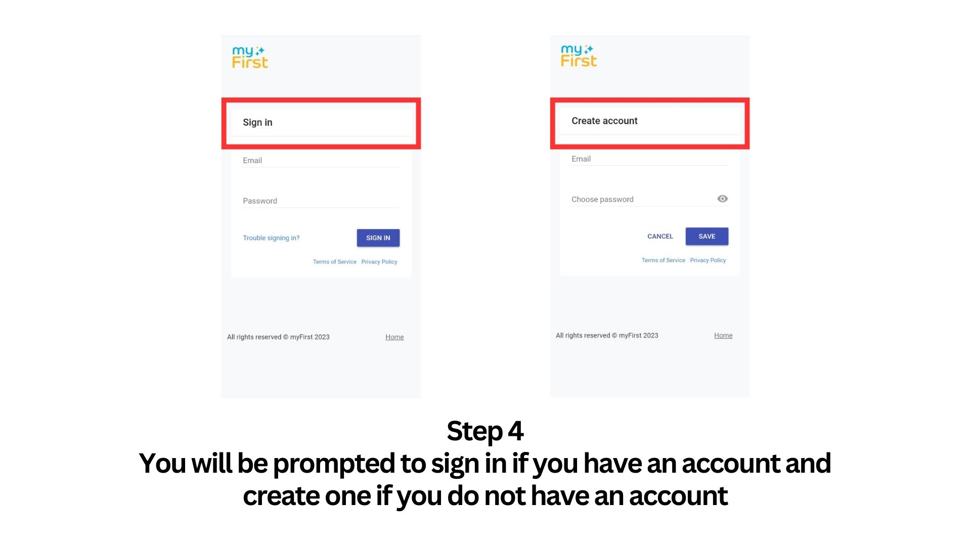 Activate myFirst FreeSIM – myFirst