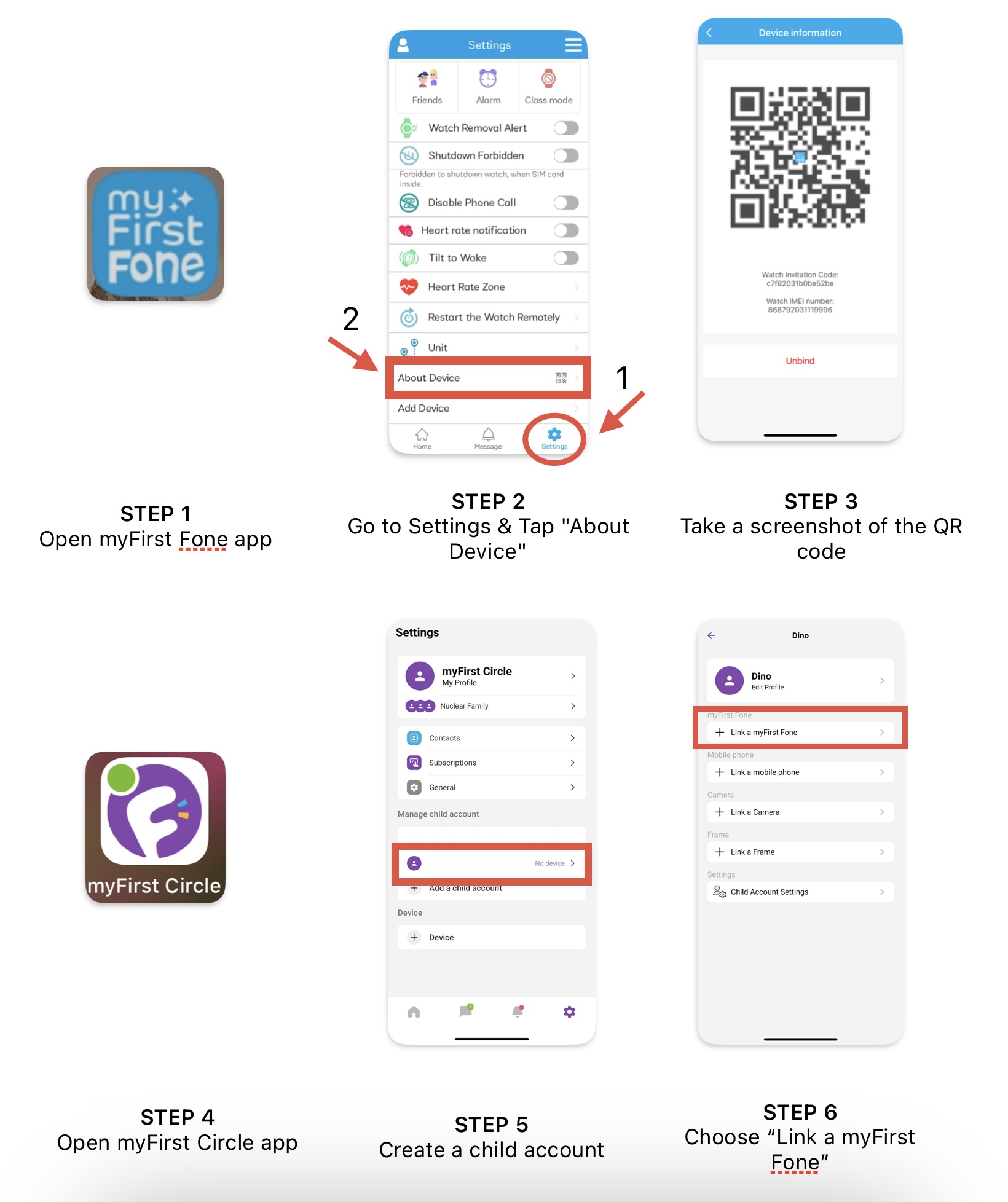 Upgrade Fone to Circle app – myFirst