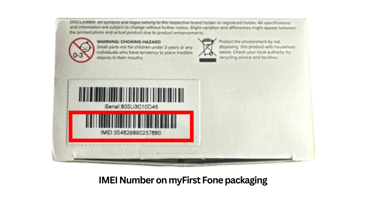 Device IMEI – myFirst